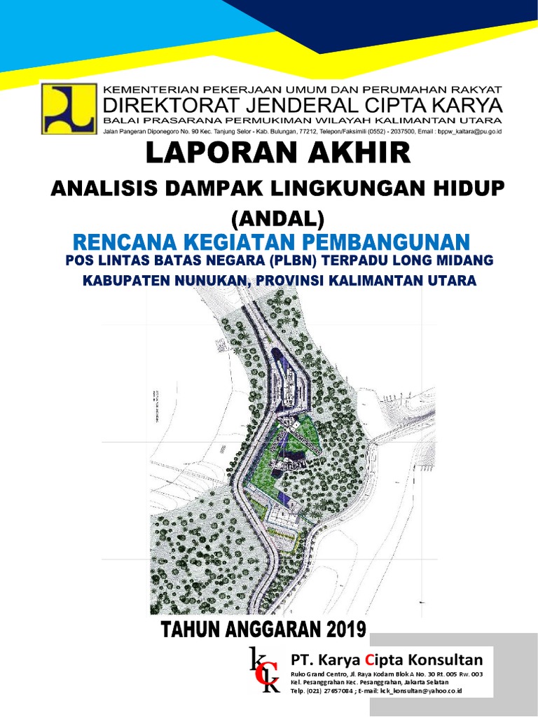 LAPORAN AKHIR ANDAL PLBN Terpadu Long Midang PDF | PDF