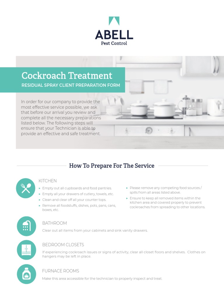 Prep Sheet - Cockroach PDF | PDF | Kitchen | Foods