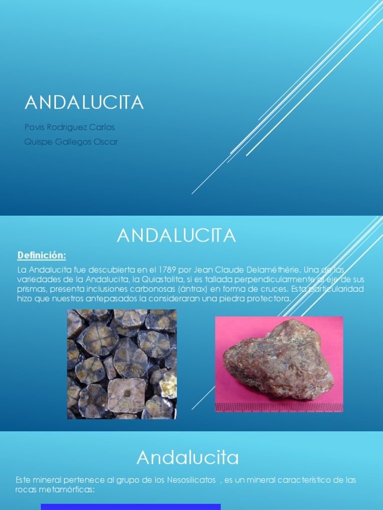 Propiedades y Yacimientos de Andalucita | PDF | Geología económica ...