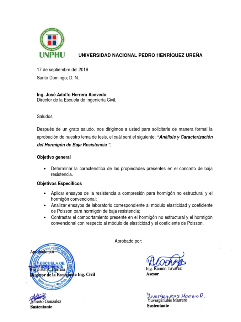 Carta de Tesis | PDF