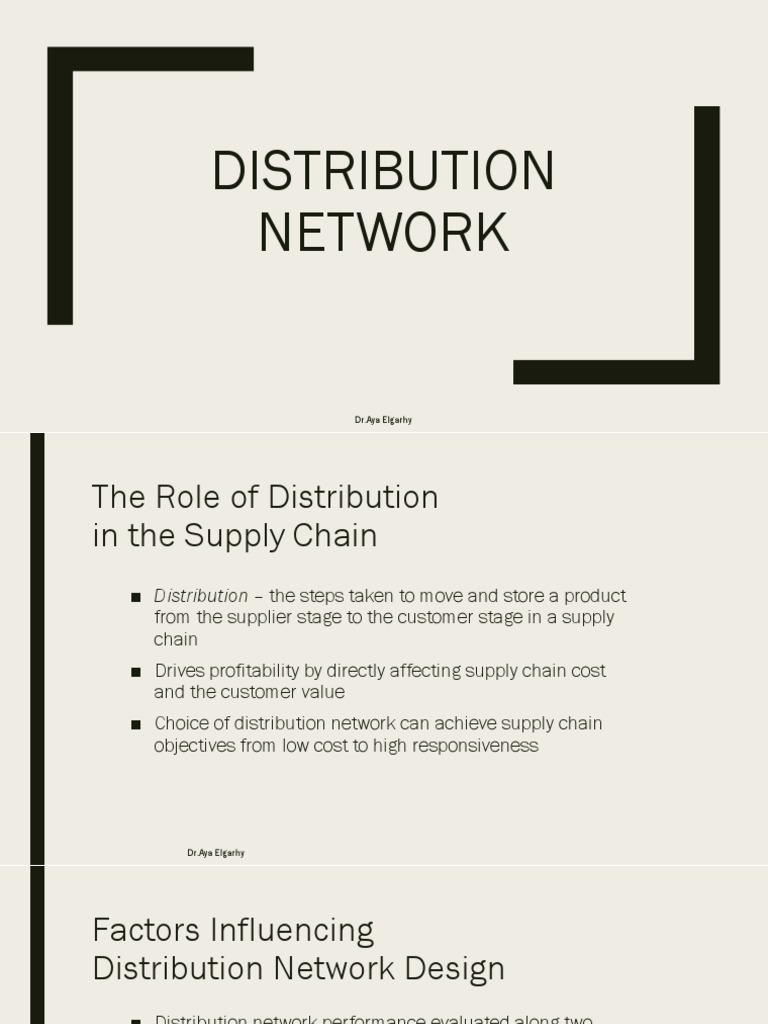 Factors Influencing Distribution Network Design | PDF | Delivery ...