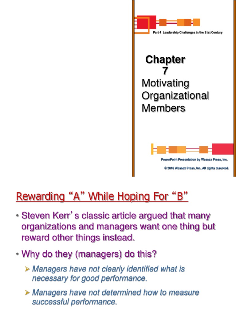 Chapter 7 Motivation | PDF | Reinforcement | Motivation