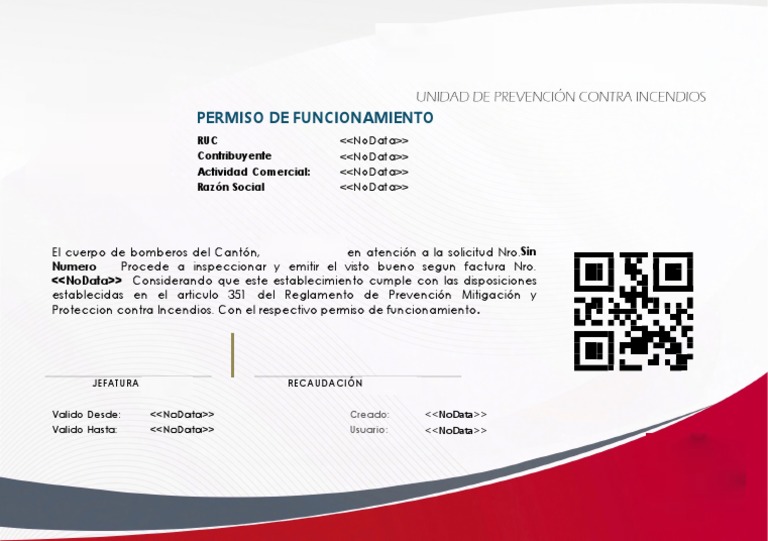 Permiso de Funcionamiento | PDF