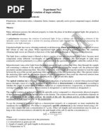 Lane and Eynon Method On Sugars | PDF