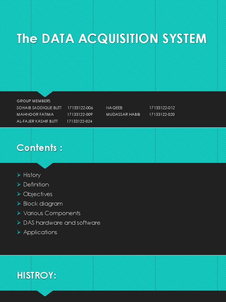 Data Acquisition | PDF | Data Acquisition | Electronics