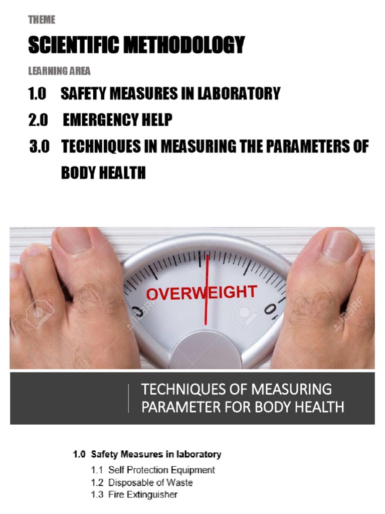 CH3 Technique of Measuring Parameter For Body Health | PDF ...