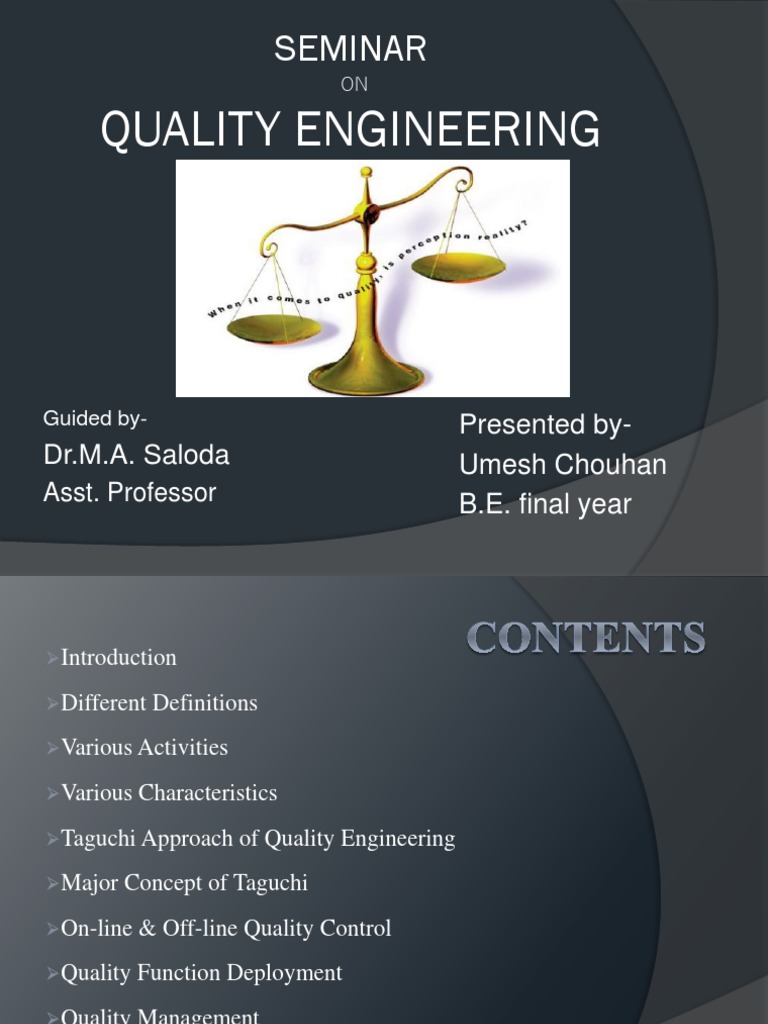 Quality Engineering | PDF | Quality Assurance | Quality Management