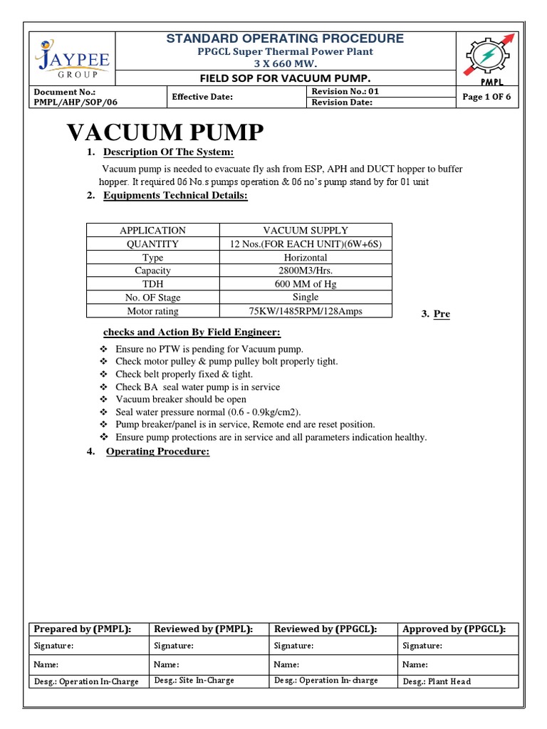 4 Vacuum Pump | PDF | Vacuum | Pump