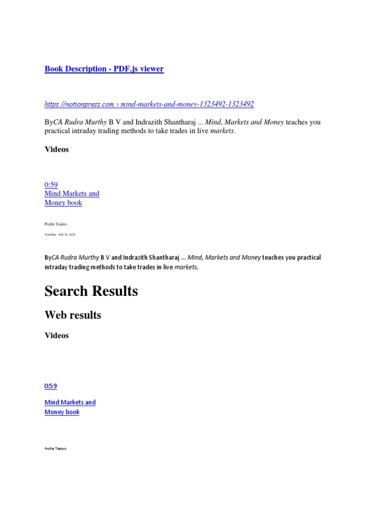 RCH Results | PDF | Day Trading | Stock Market