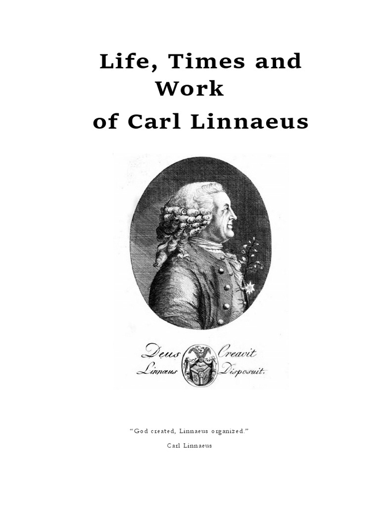 Life and Legacy of Carl Linnaeus | PDF | Biological Nomenclature ...