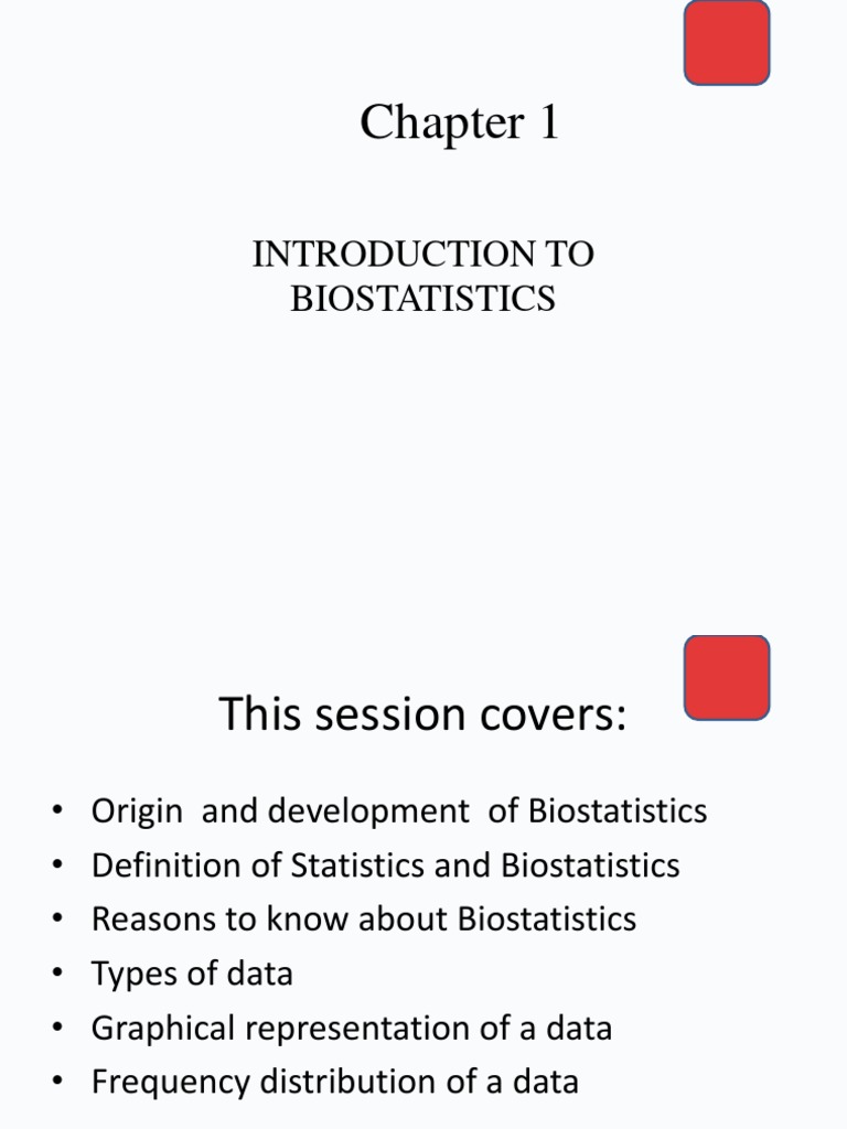 1 Introduction To Biostatistics Pdf Level Of Measurement Biostatistics
