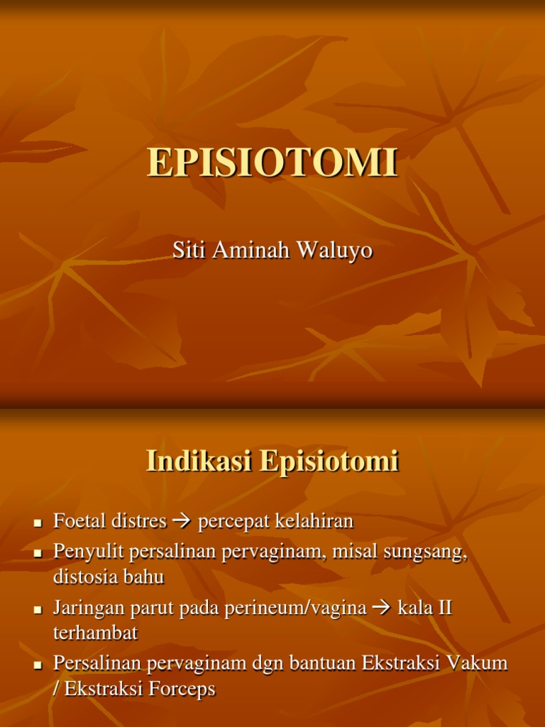EPISIOTOMI | PDF