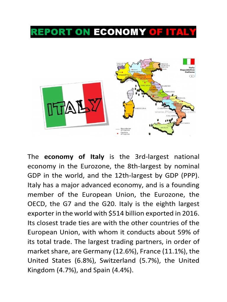 An In-Depth Examination of the Italian Economy: Trends, Sectors ...