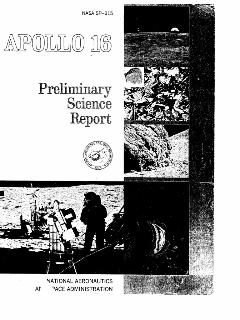 Apollo 16 Preliminary Science Report | PDF | Moon | Apollo Program