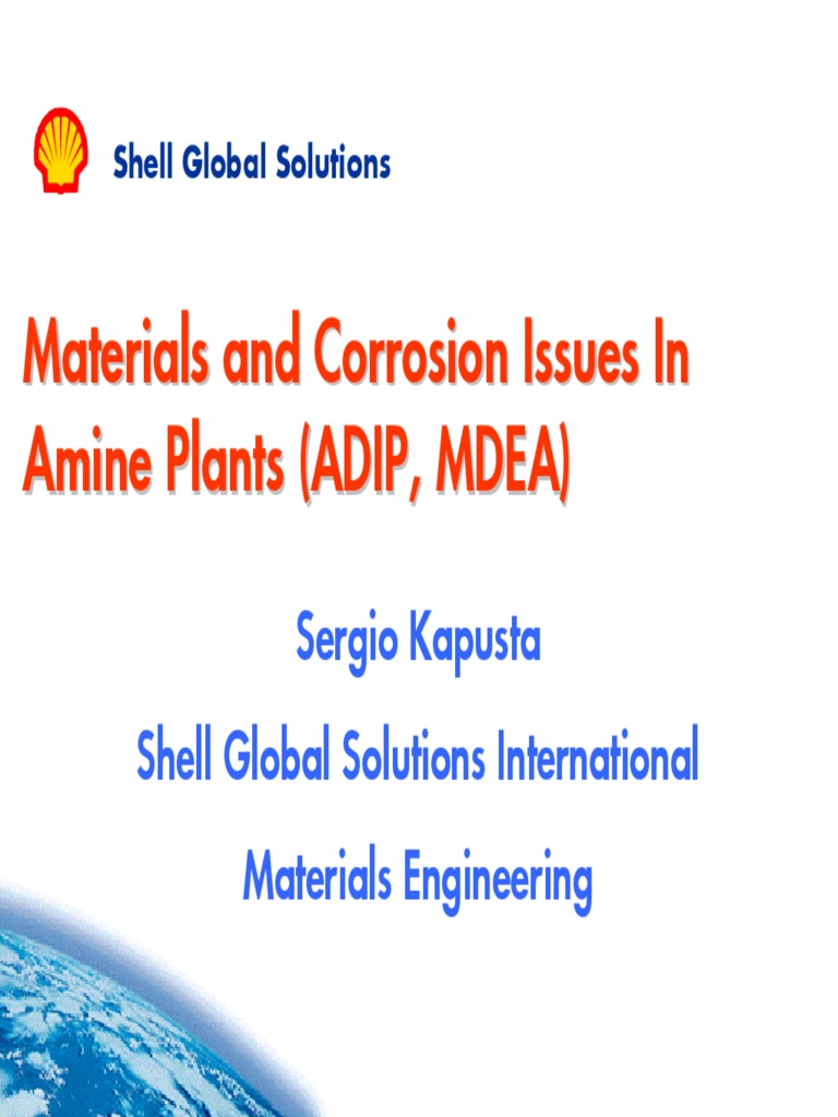Amine Unit Materials and Corrosion (Updated) | PDF | Chemical ...