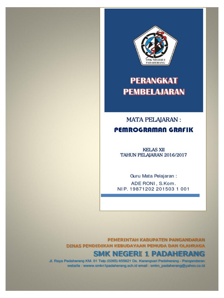 Cover Perangkat Pembelajaran PDF | PDF