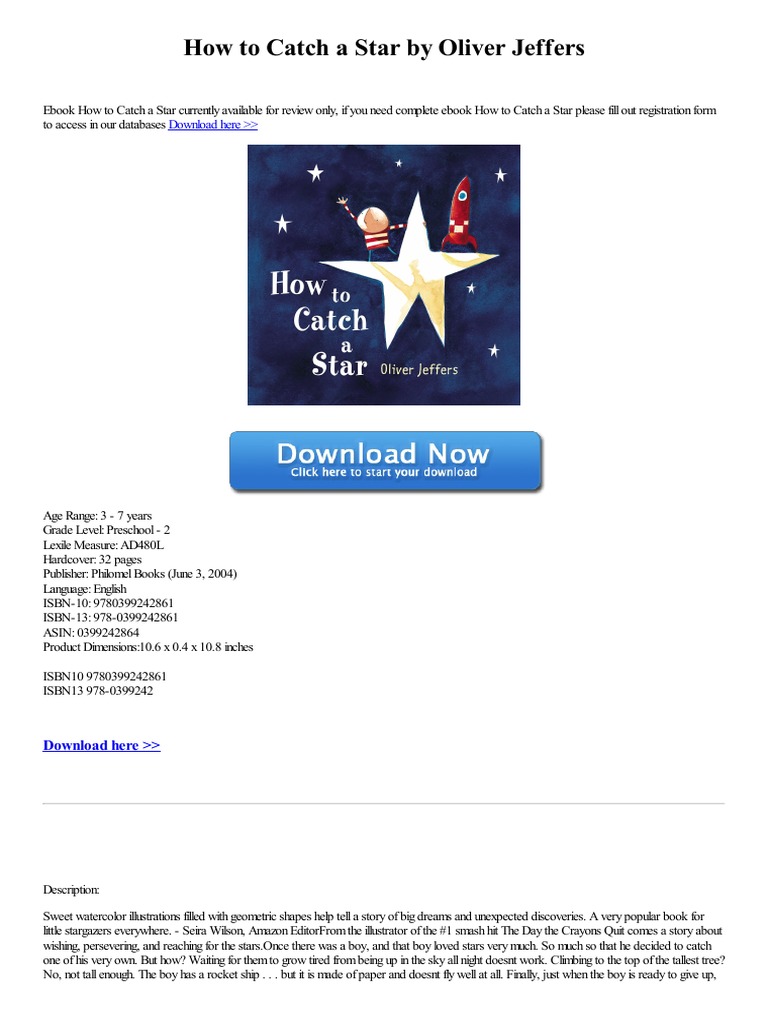 How To Catch A Star PDF | PDF | Books