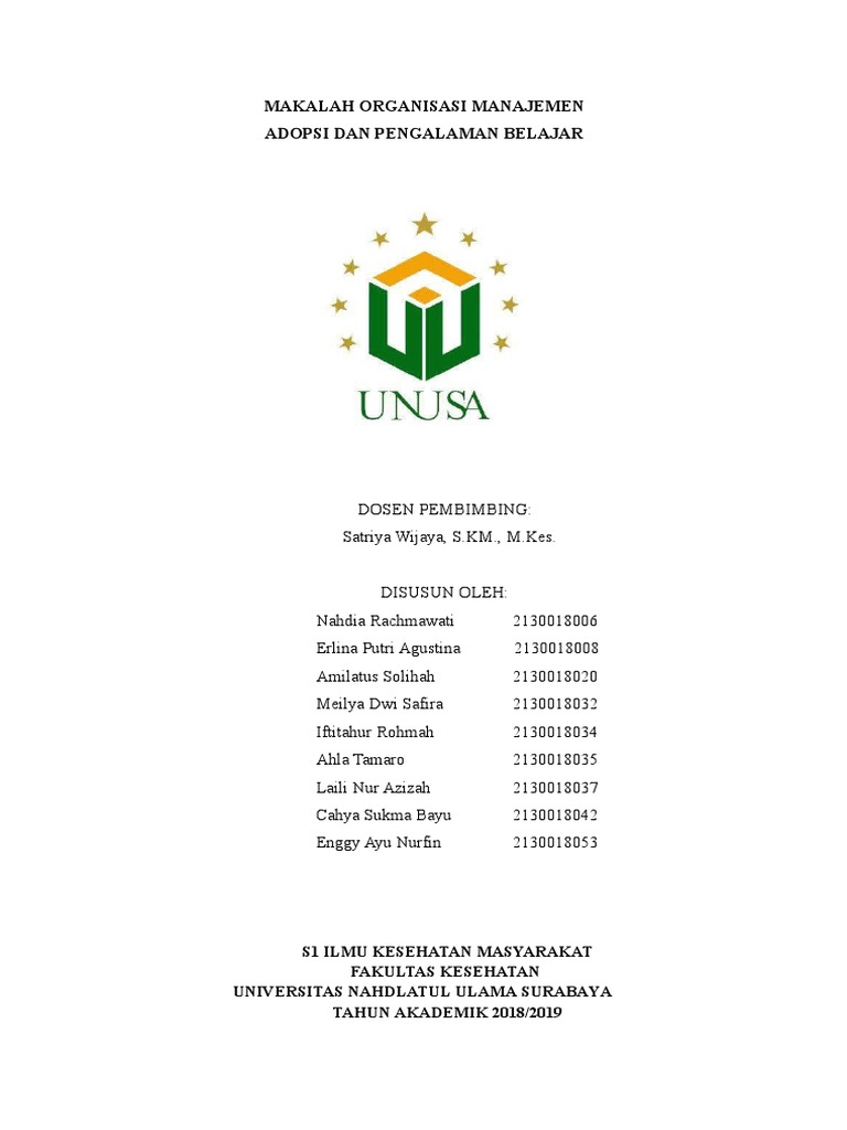 Adopsi Inovasi dan Pengalaman Belajar | PDF