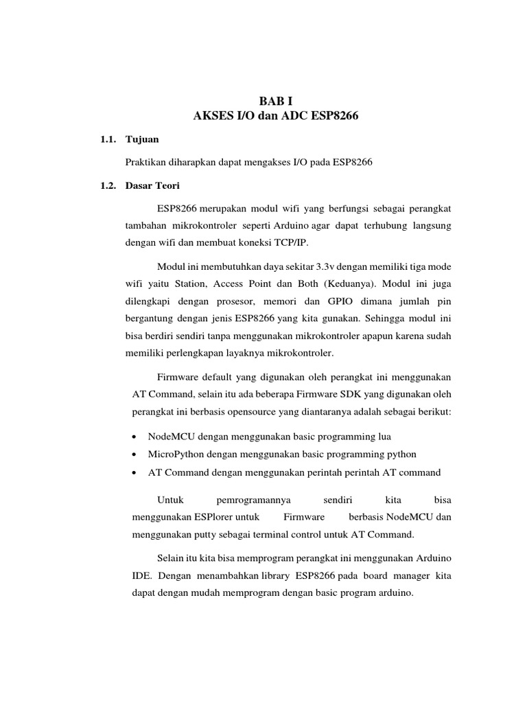Modul Embedded System - Revised | PDF | Komputer