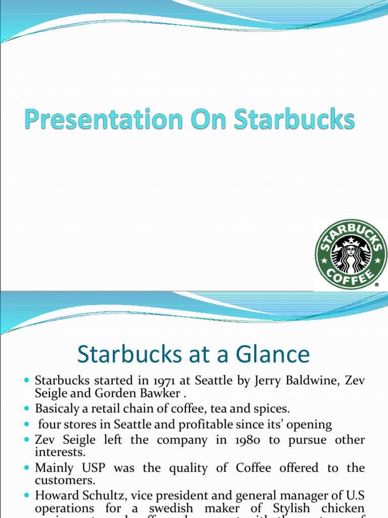 A Case Study On Starbucks - Pps | PDF | Starbucks | Employment
