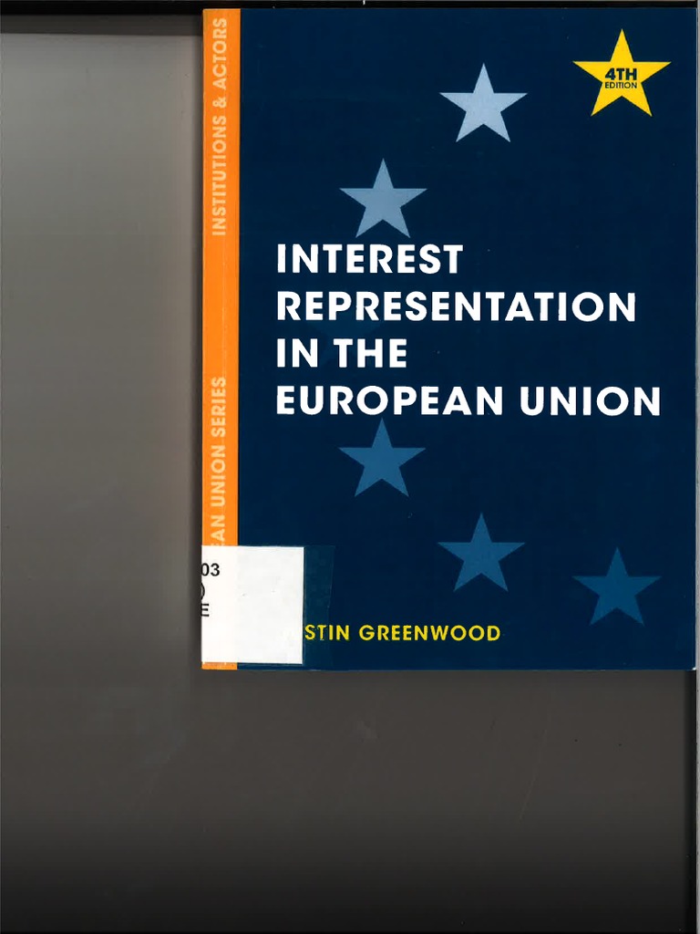 Interest Representation in The EU | PDF | European Union | Non ...