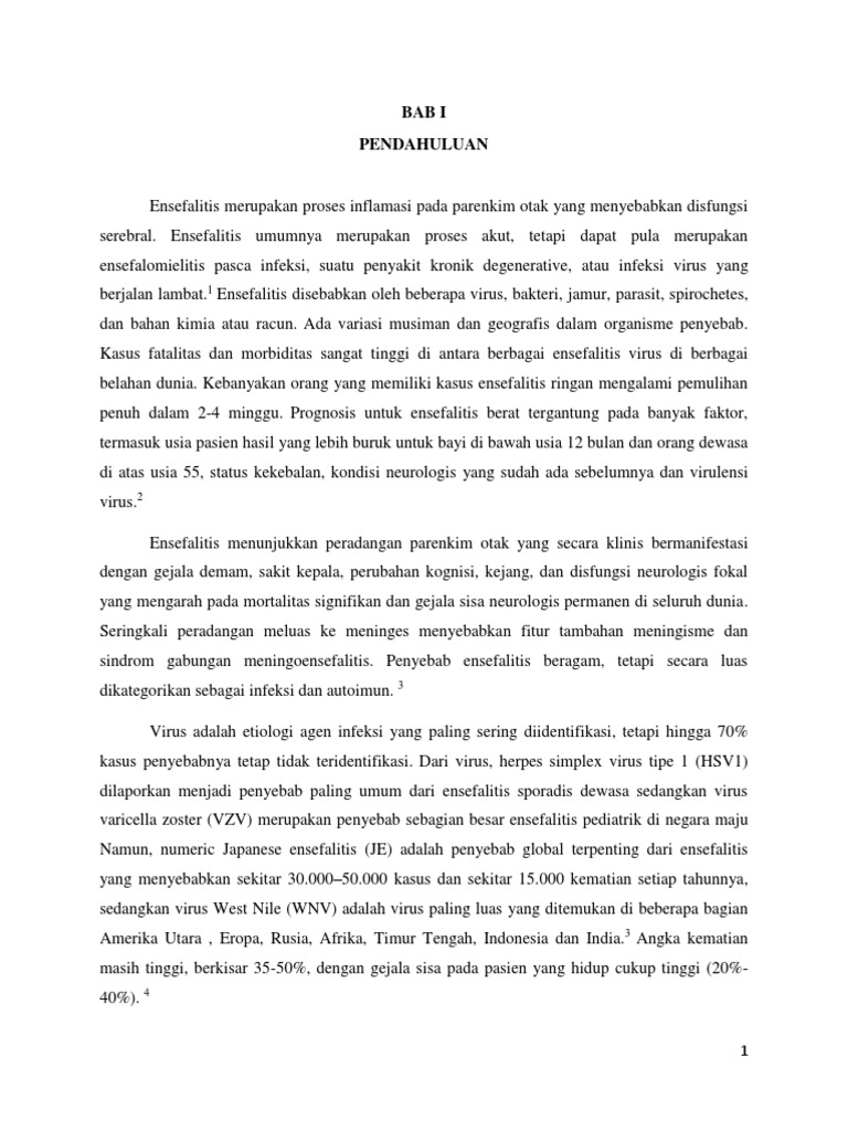 Case Ensefalitis Anak | PDF