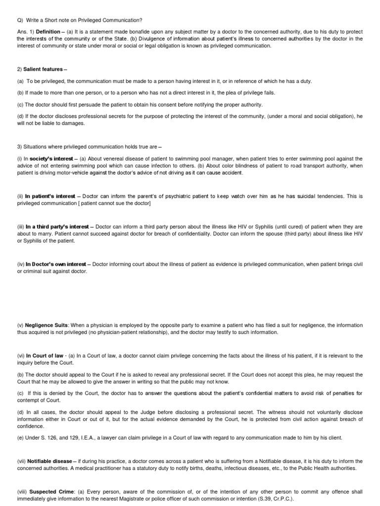 Privileged Communication | PDF | Confidentiality | Lawsuit