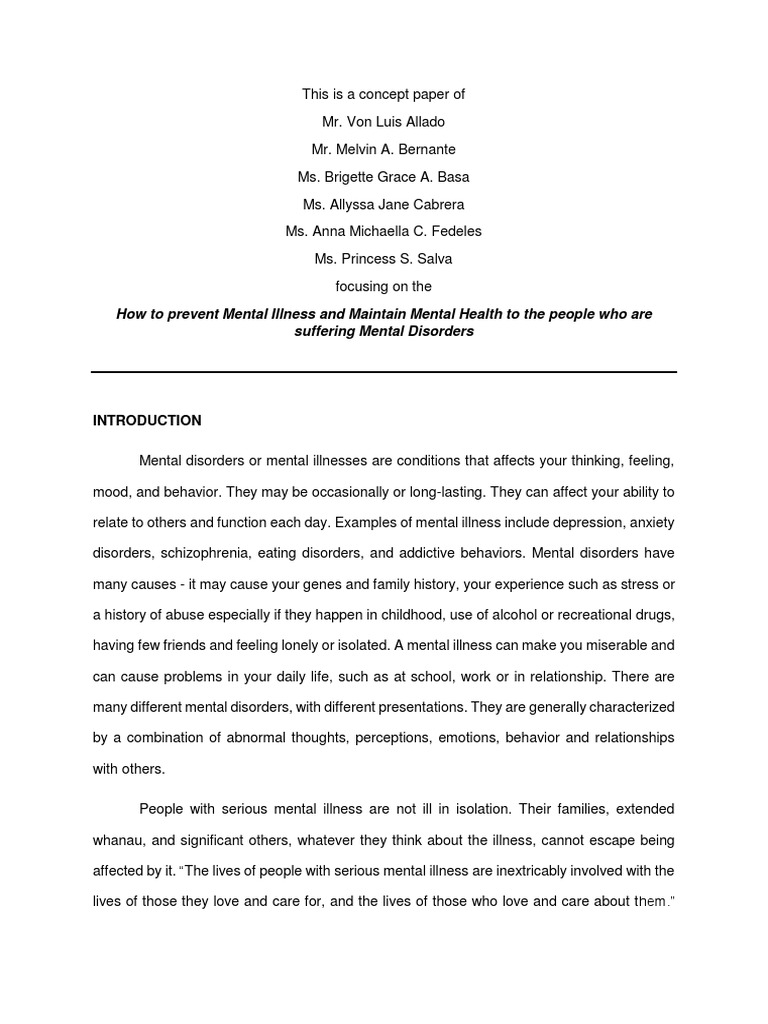 Concept PPR #2 Humss Strand | PDF | Mental Disorder | Mental Health