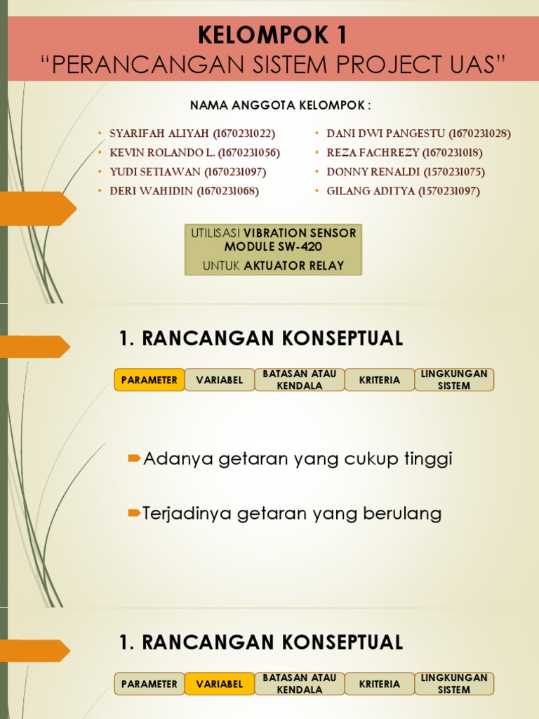 Tugas Kelompok 1 - Dokumen Rancangan Sistem Project UAS | PDF