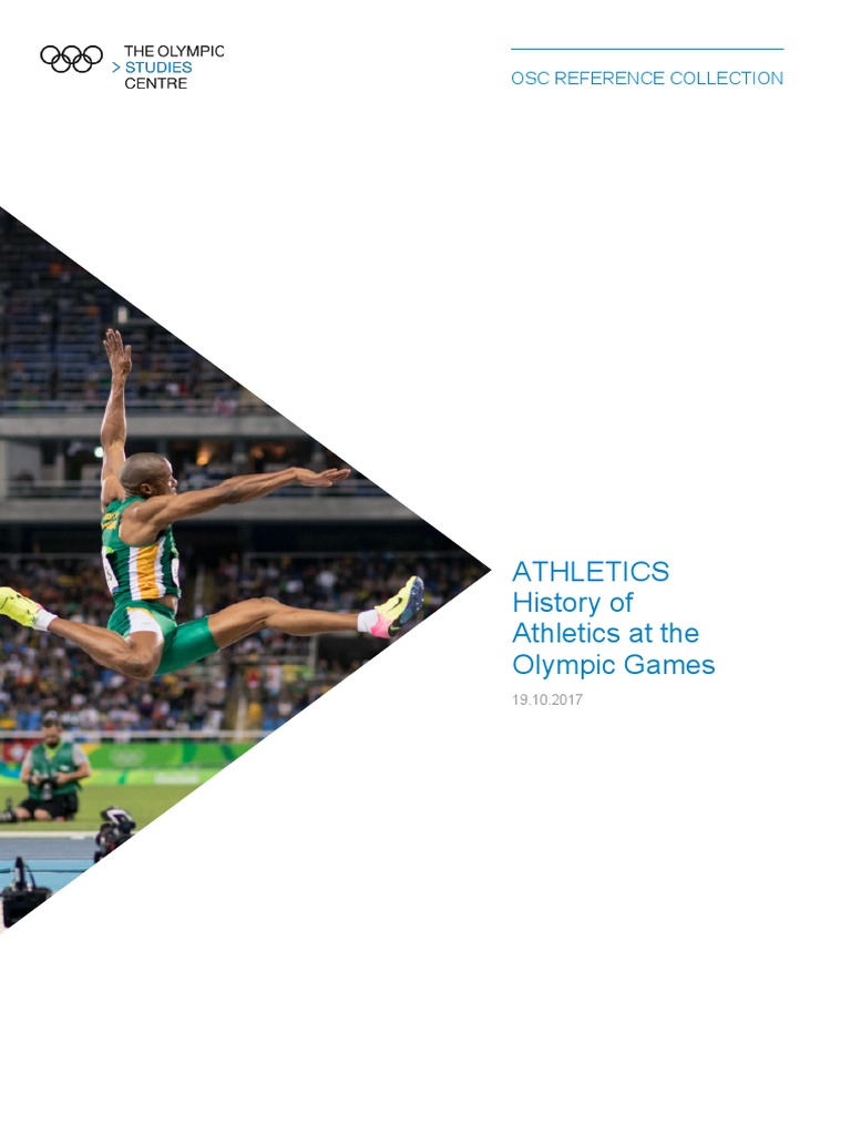 Reference Document Athletics History at The OG PDF | PDF | Track And ...