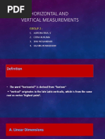 Understanding Horizontal and Vertical Dimensions | PDF | Length | Geometry