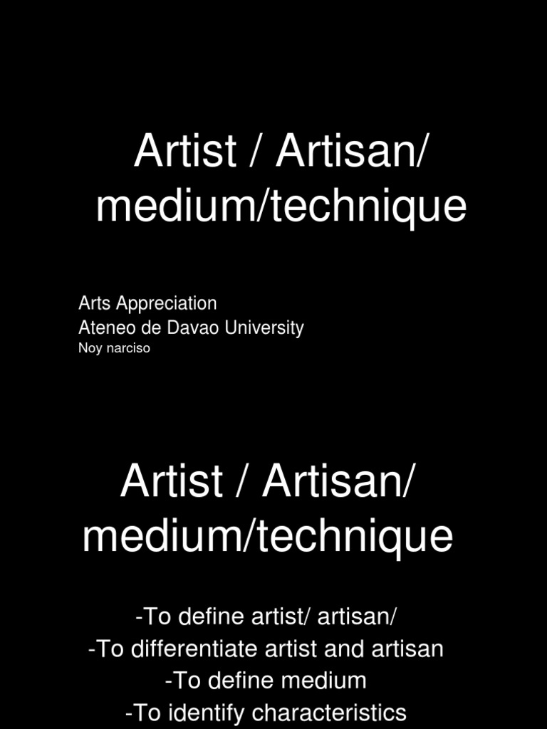 Artist | PDF