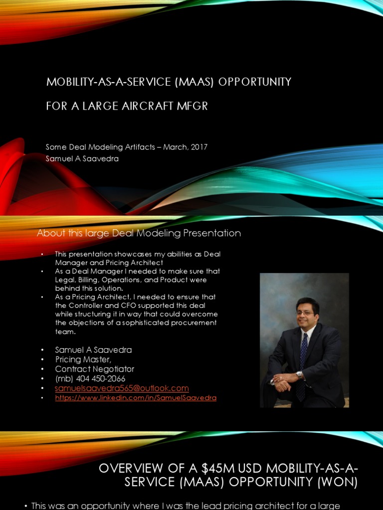 Large Enterprise MAAS (Mobility As A Service) Pricing Example | PDF