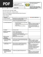 Final For COT 1 TLE 6 - Agriculture | PDF | Area | Learning