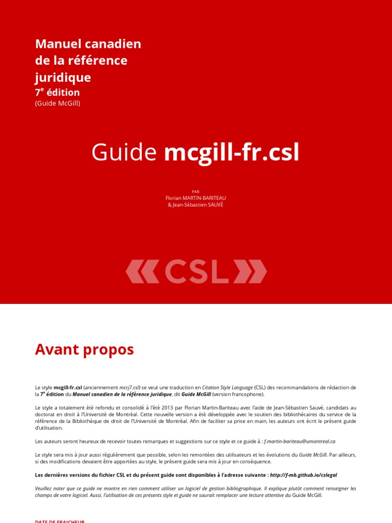 Guide Mcgill | PDF | Dictionnaire | Blog