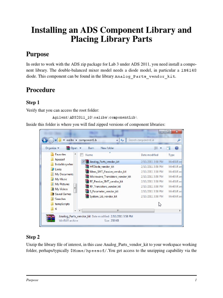 Install ADS Library | PDF | Zip (File Format) | Operating System Technology