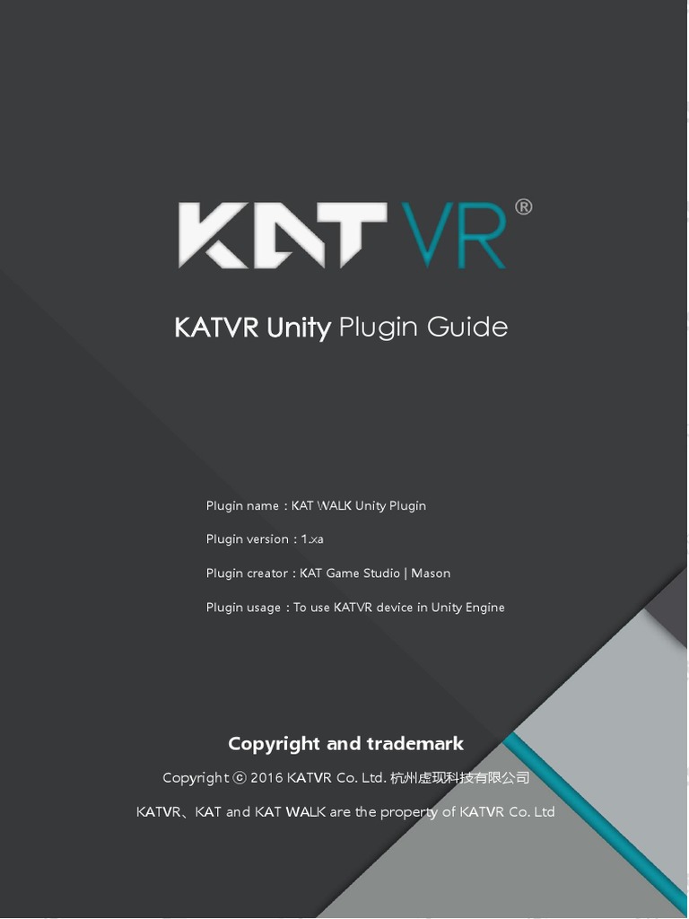 Unity Plugin English Guide v1.x | PDF | Unity (Game Engine) | Computer File