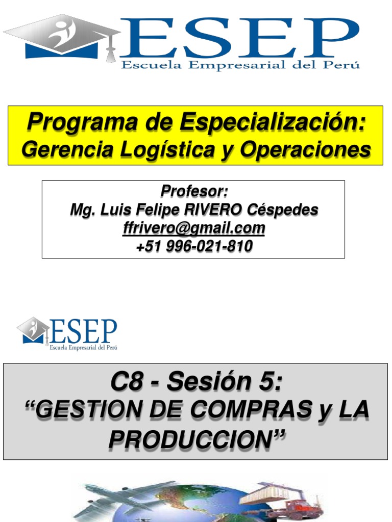 Logística - Gestión de Compras y Producción - Versión 1 Diapositiva PDF ...