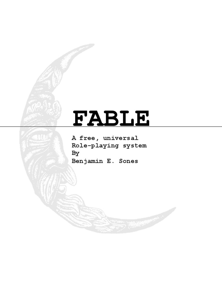 Fable RPG | PDF | Role Playing Games | Hero