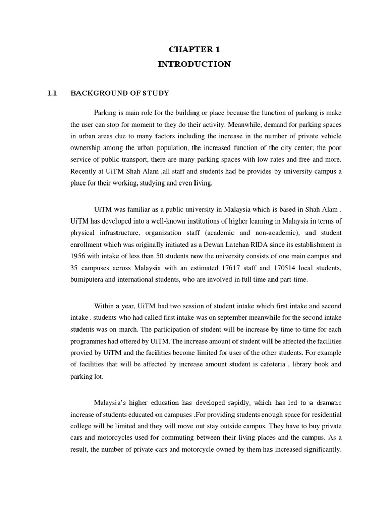 Introduction | PDF | Parking | Parking Lot