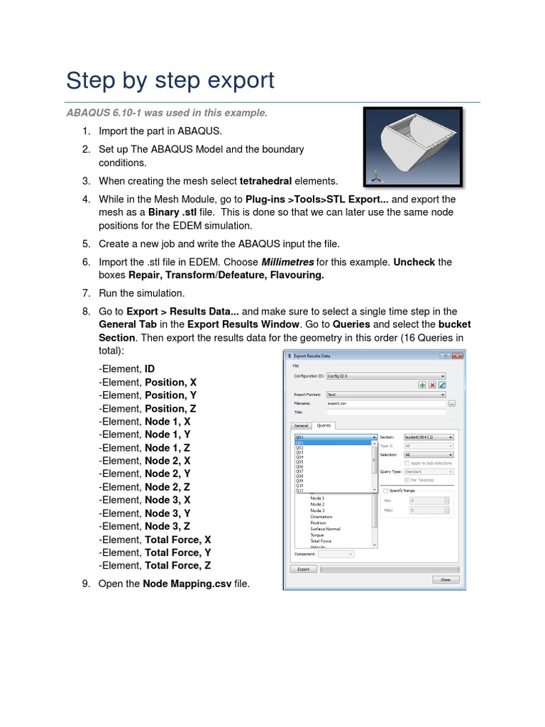 ABAQUS Export Steps | PDF | Comma Separated Values | Computer Programming