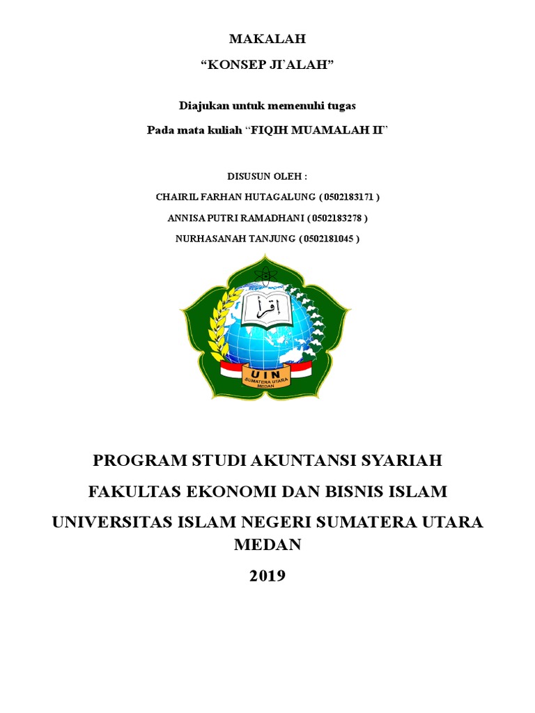 Konsep Ji'alah dalam Fiqih Muamalah | PDF