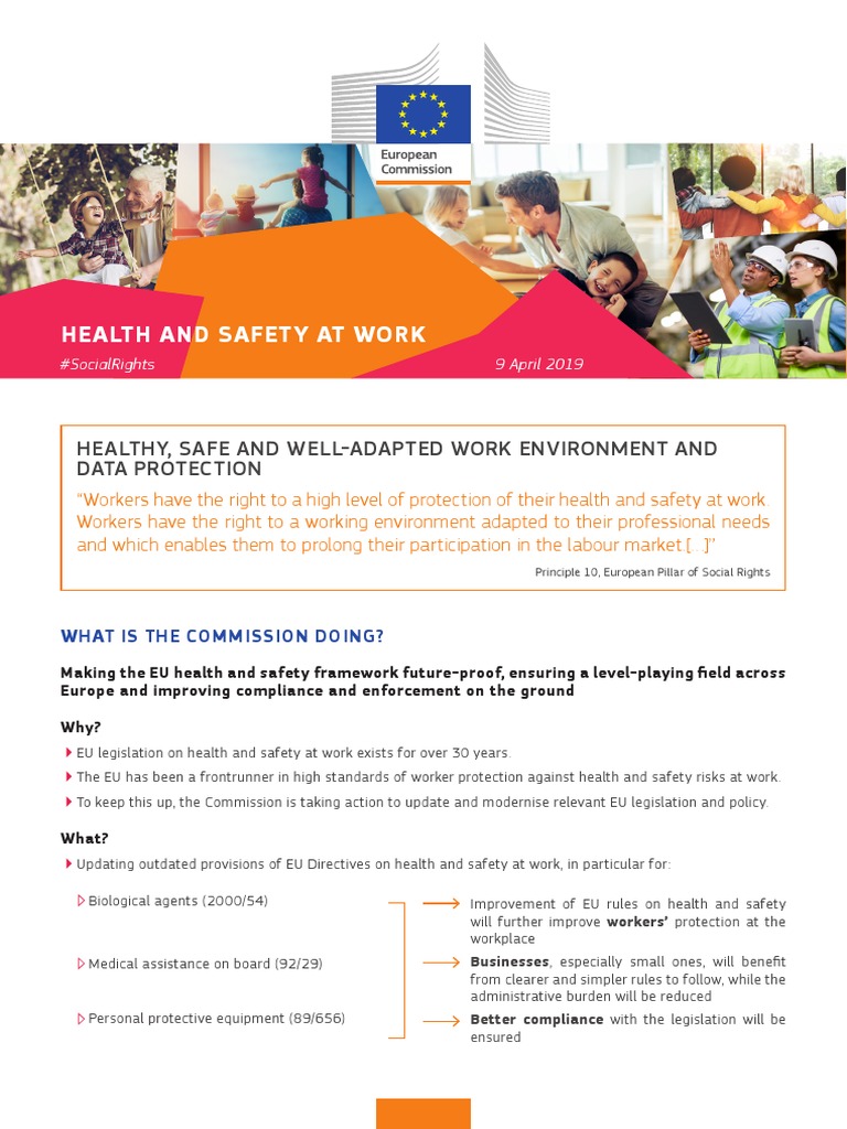 Factsheet OSH EN 8april2019 | PDF | Occupational Safety And Health | Safety