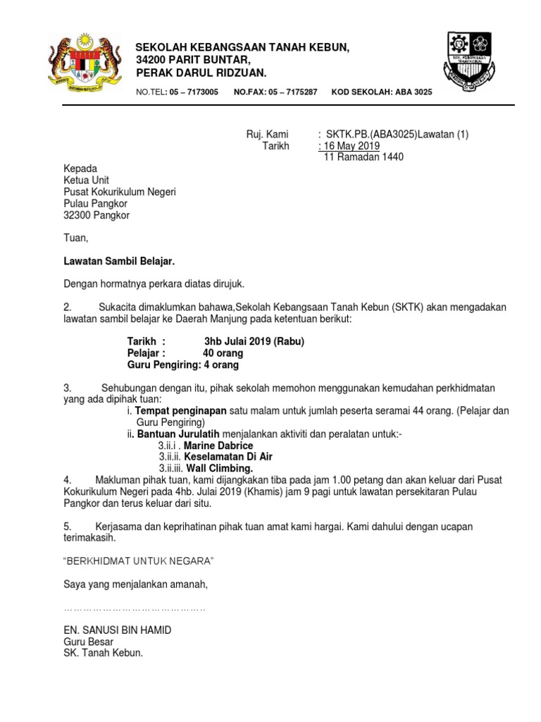 Letter Head Sekolah SKTK | PDF