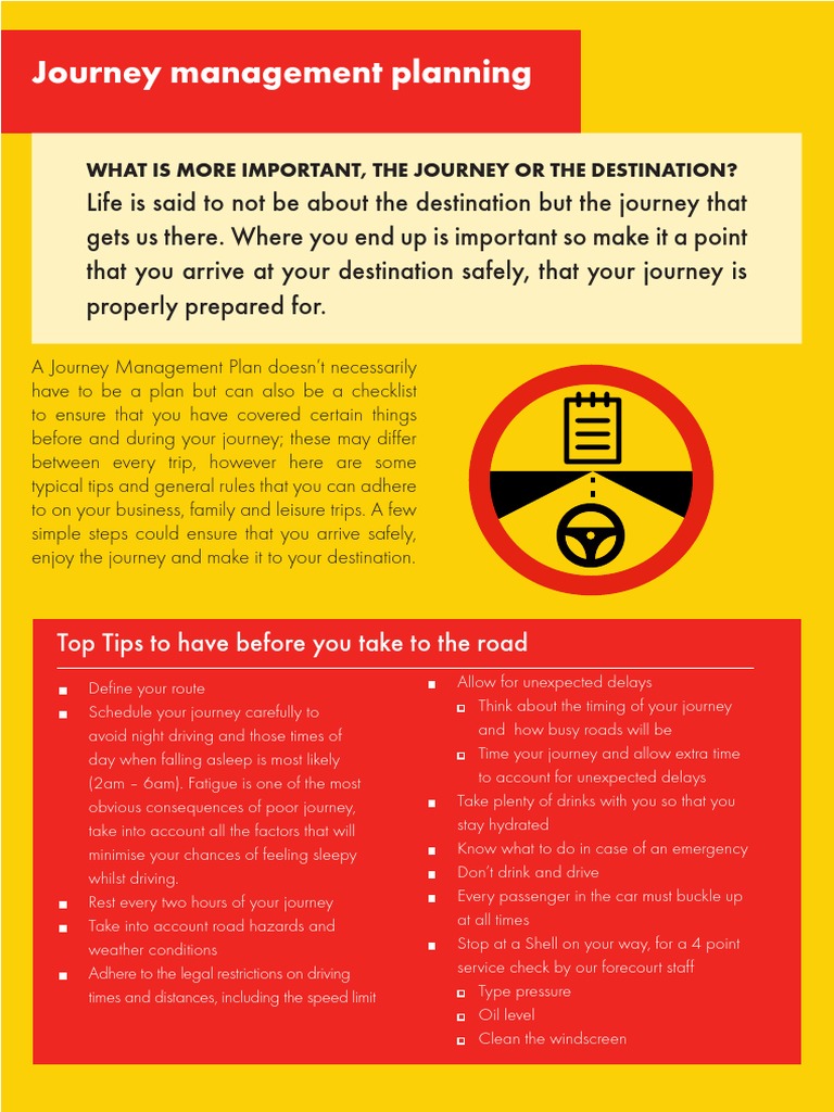 Journey Management Plan | PDF | Transport