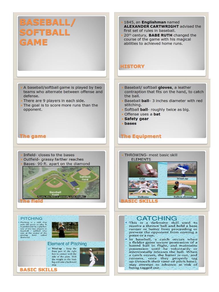 Softball Handout | PDF