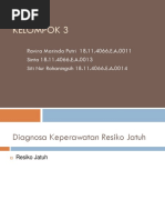 SDKI Dan SIKI Risiko Cedera | PDF