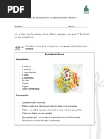 Textos Instructivos, Recetas | PDF | Cocina, comidas y vino