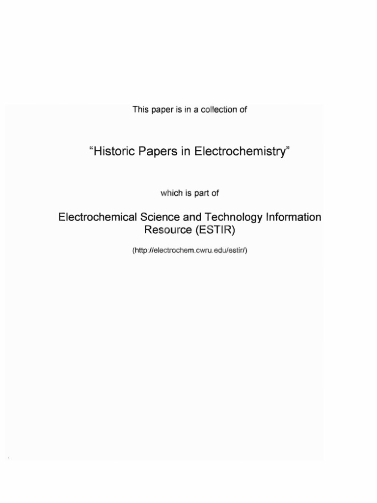 Theory of Electrocapillarity Explained | PDF | Ion | Chemical Equilibrium