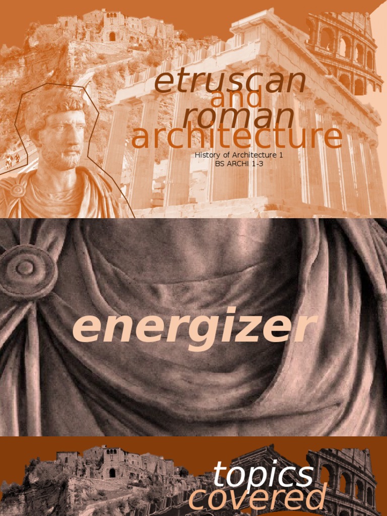 Etruscan and Roman Architecture | PDF | Roman Empire | Etruscan ...
